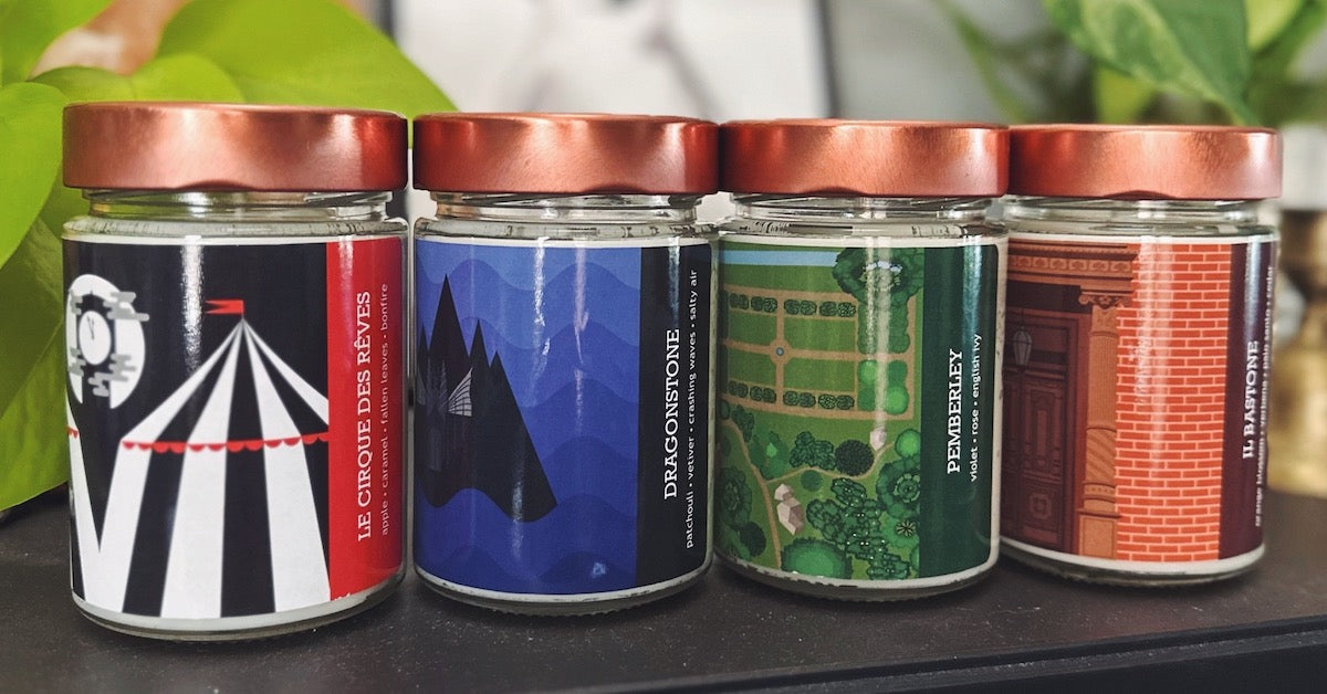 Onset & Rime | Book-Inspired Soy Candles